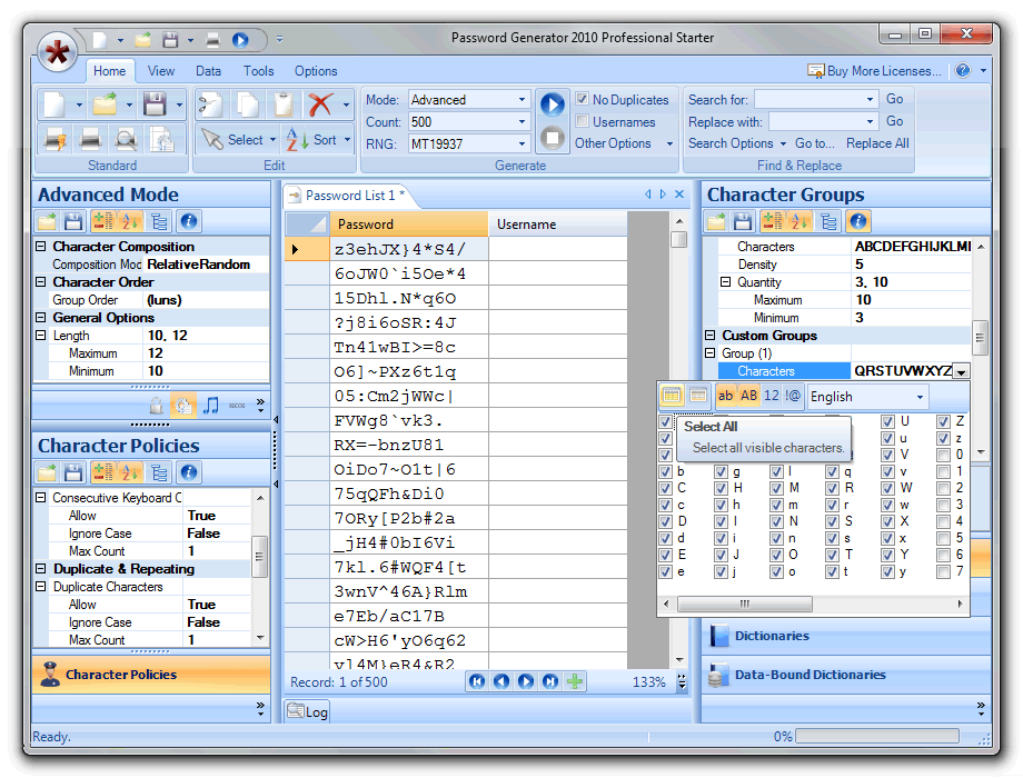 Random Password List Generator Dedaltoronto